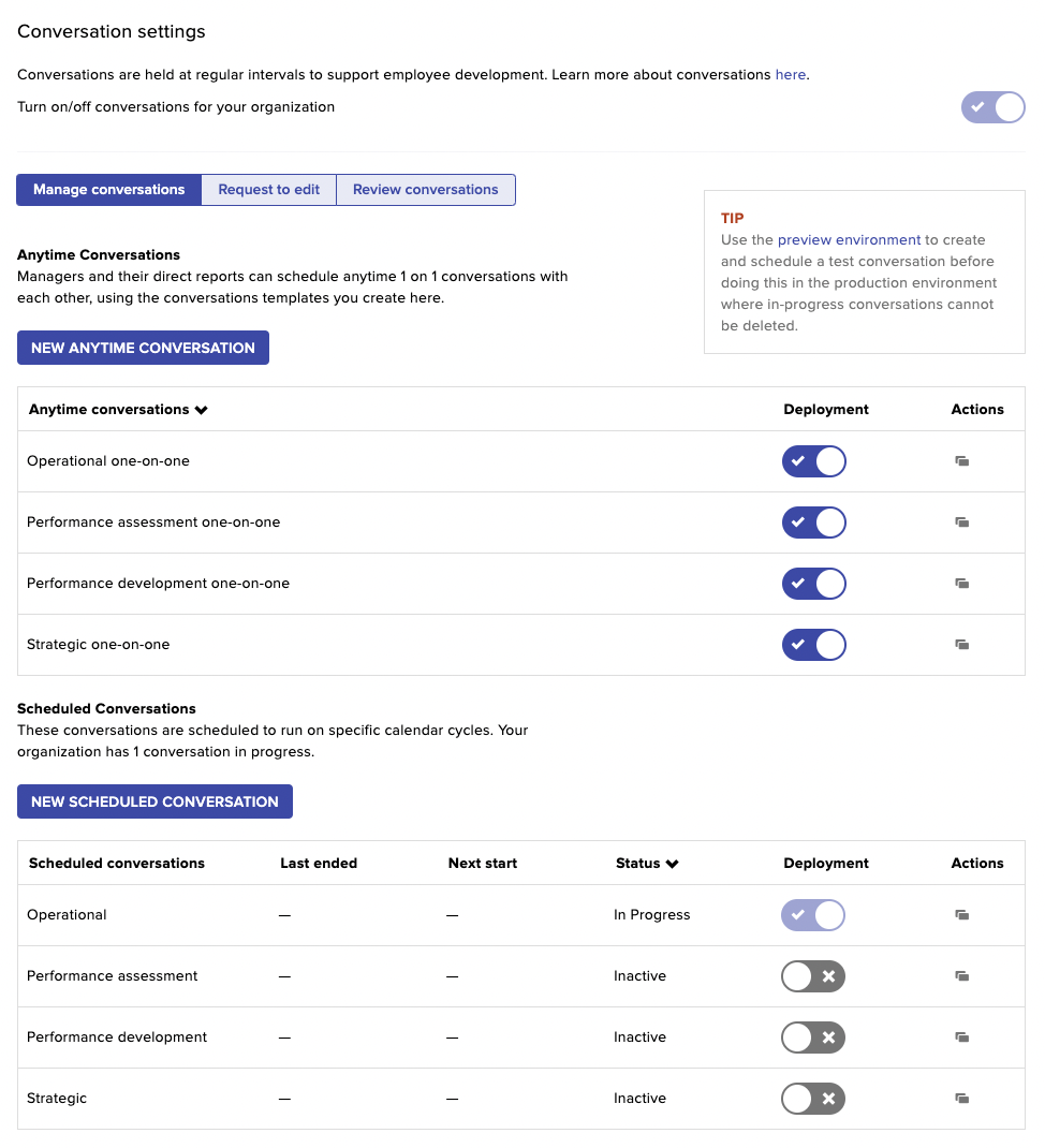 Configuring & Managing Conversations – Betterworks