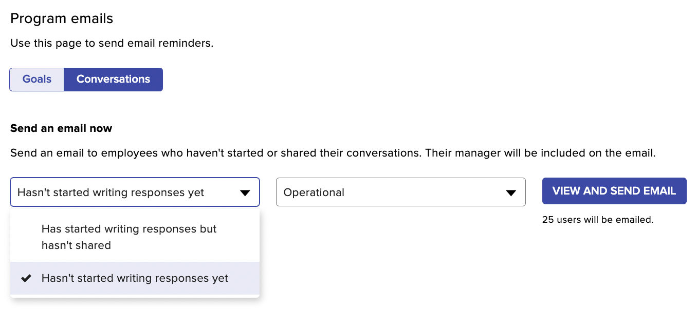 Program Management: Program Emails – Betterworks