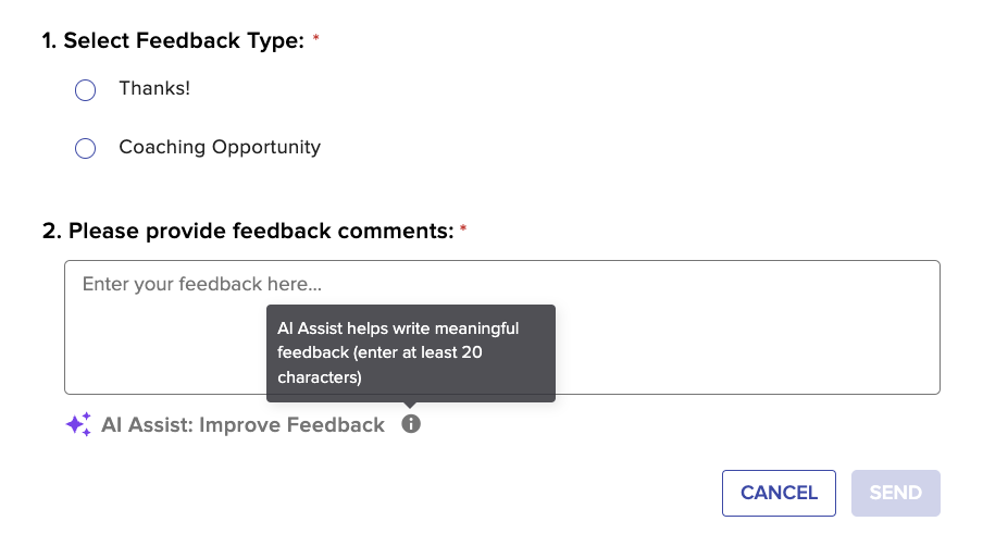Feedback AI Assist – Betterworks