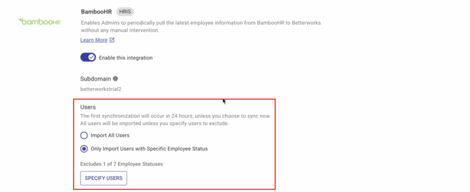 BambooHR Integration (NextGen) – Betterworks