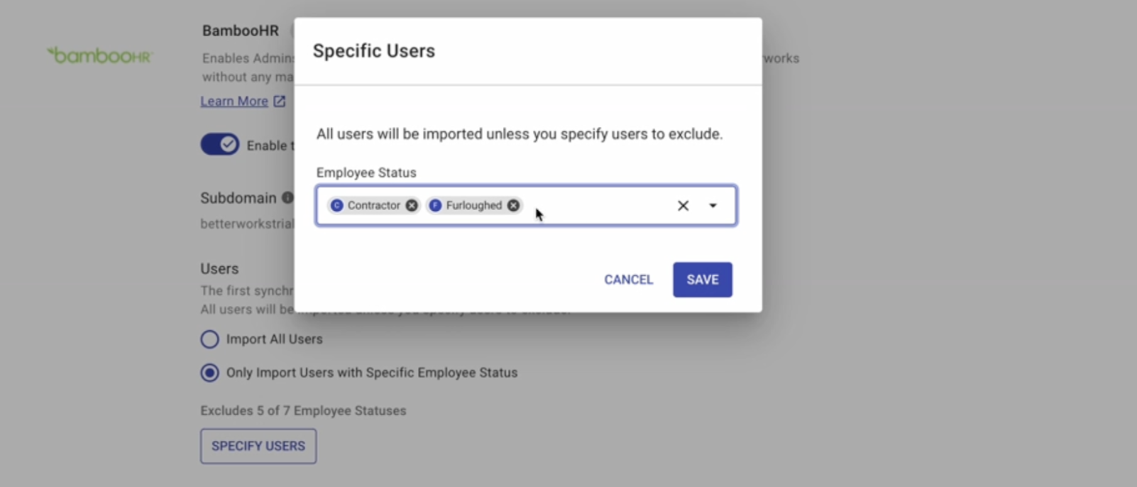 BambooHR Integration (NextGen) – Betterworks