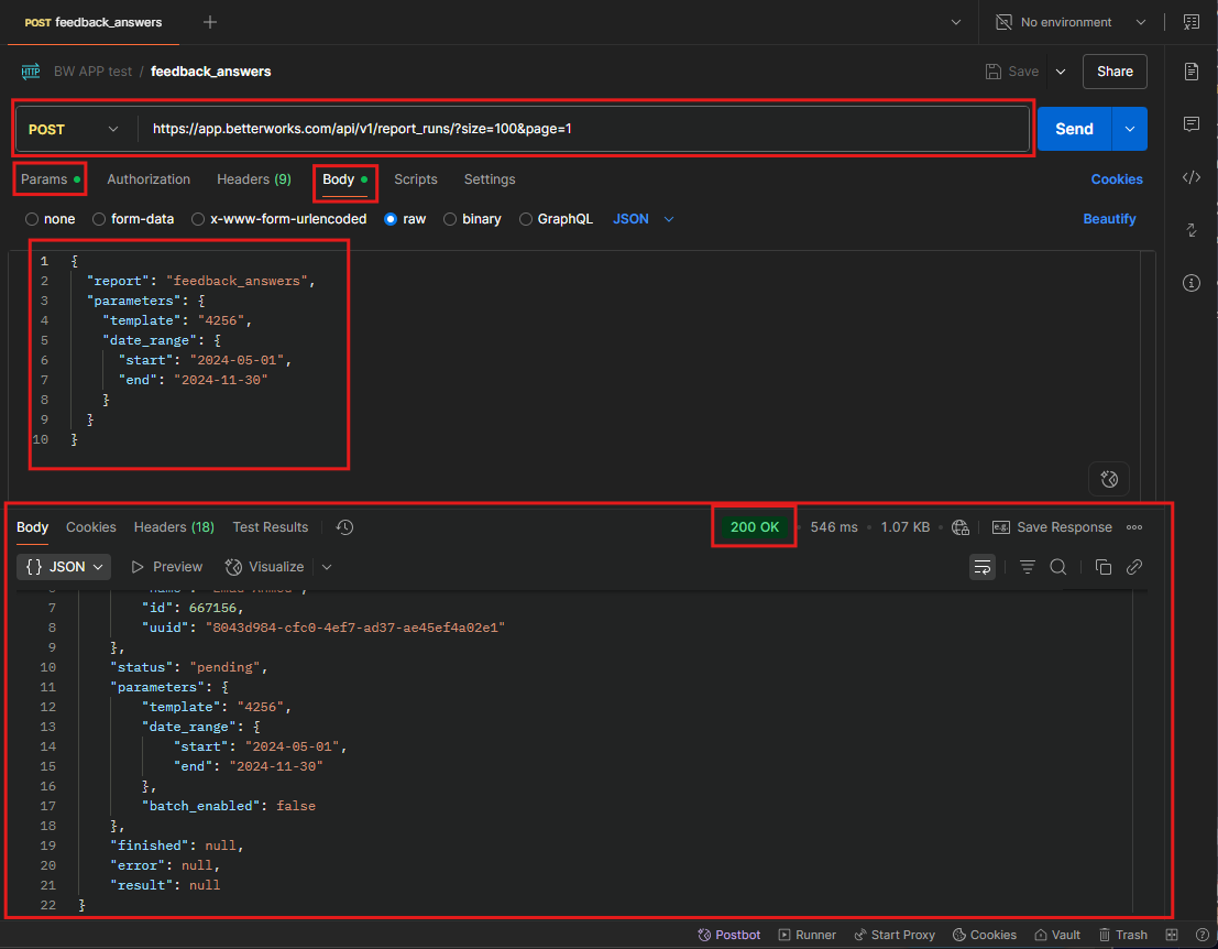 Platform Configuration: API – Betterworks