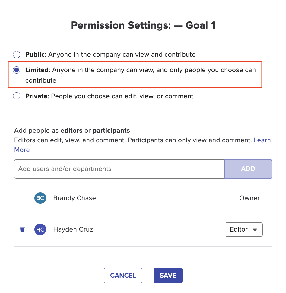 Creating & Managing Goals & Milestones – Betterworks
