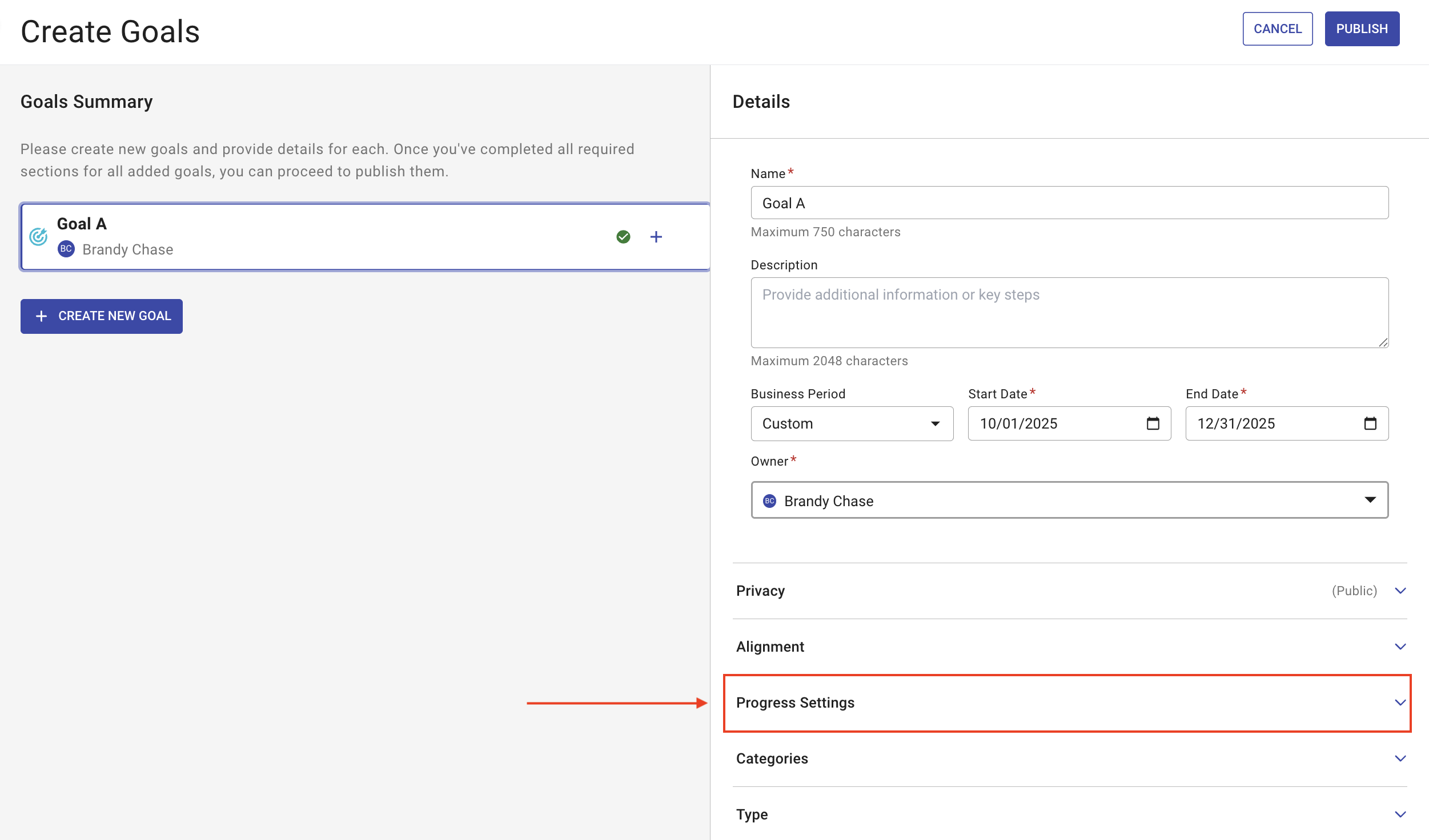 Measuring Goal & Milestone Progress (NextGen) – Betterworks